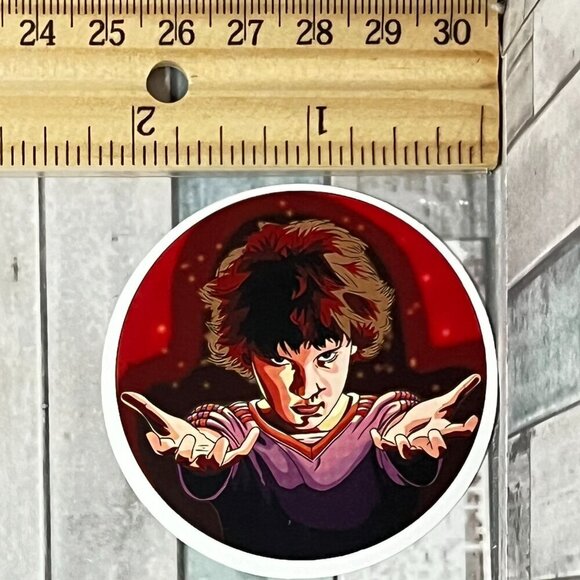 Office | 110 80s Stranger Things Eleven 11 Reusable Waterproof Vinyl ...